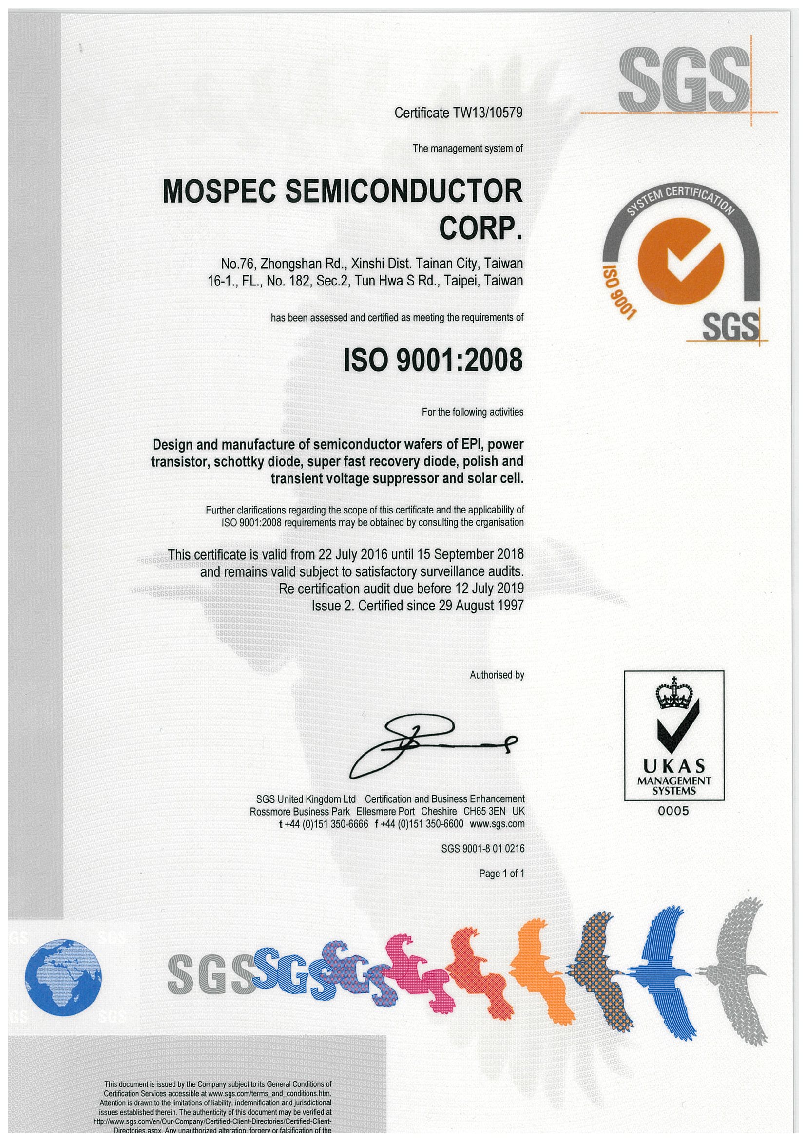 :: Welcome :: MOSPEC SEMICONDUCTOR::POWER TRANSISTORS